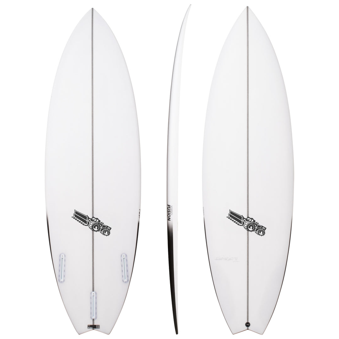 Xero Fusion 5'10" x 19 3/4" X 2 1/2" - 31.30L, Swallow, 3x FCS 2 Fin B ...
