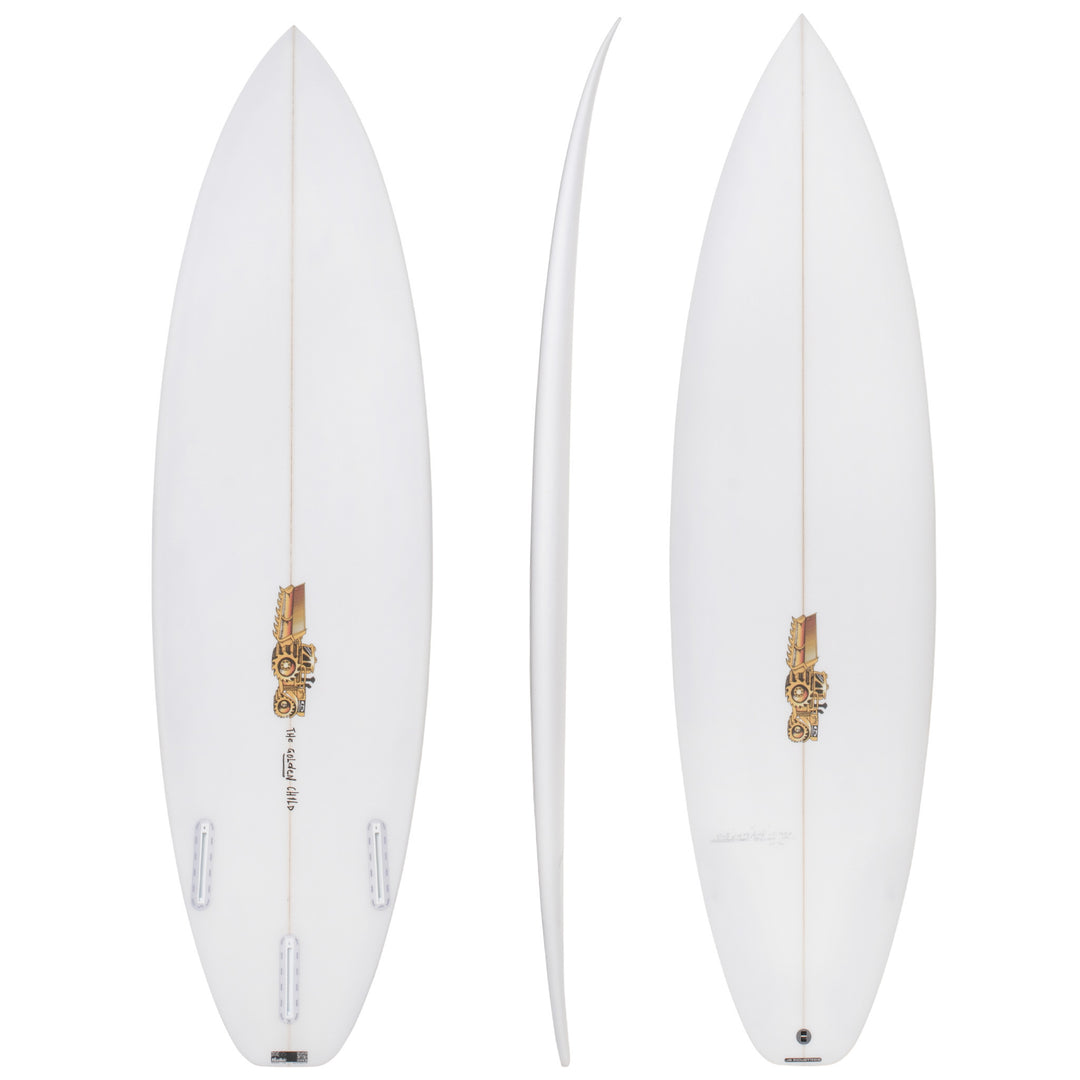 Golden Child 6'4" x 19 1/8" X 2 5/8" - 33.20L, Round, 3x Futures Fin B ...