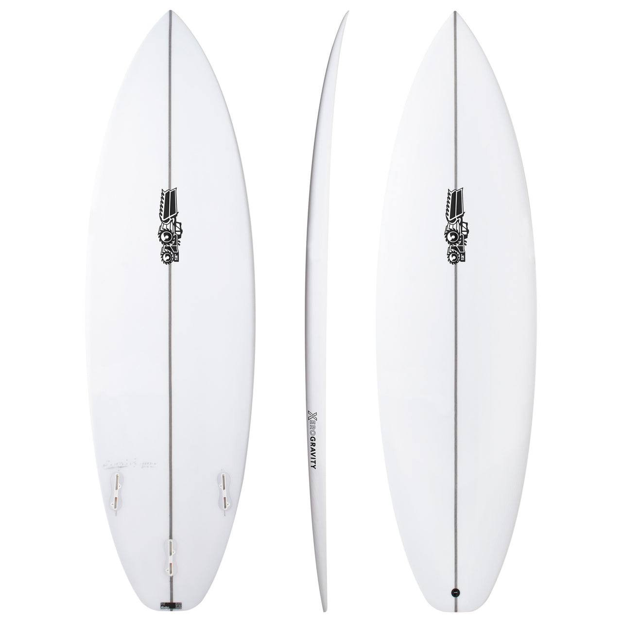 Xero Gravity 6'2" x 20 1/4" X 2 11/16" - 36.10L, Squash, 3x FCS 2 Fin ...